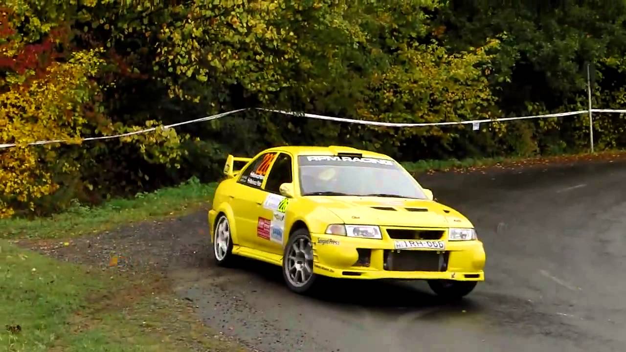 Idiot Crashes his Evo Rally Car FAIL - YouTube