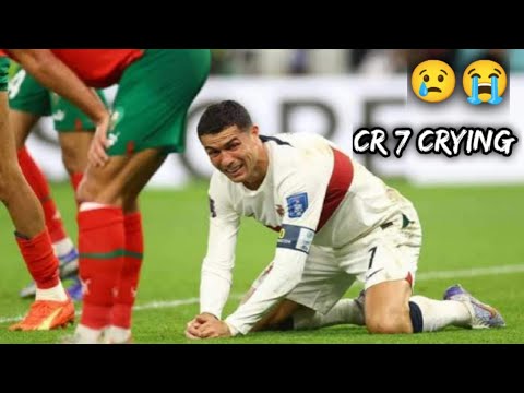 Cristiano Ronaldo Crying | Portugal Vs Morocco Highlights| Fifa World ...