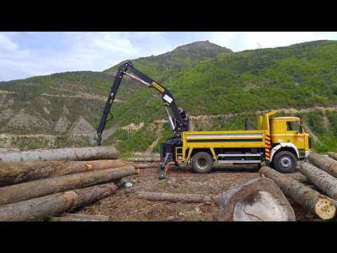 Tomruk Yükleme Vinci / Timber Crane - MİKRON HİDROLİK