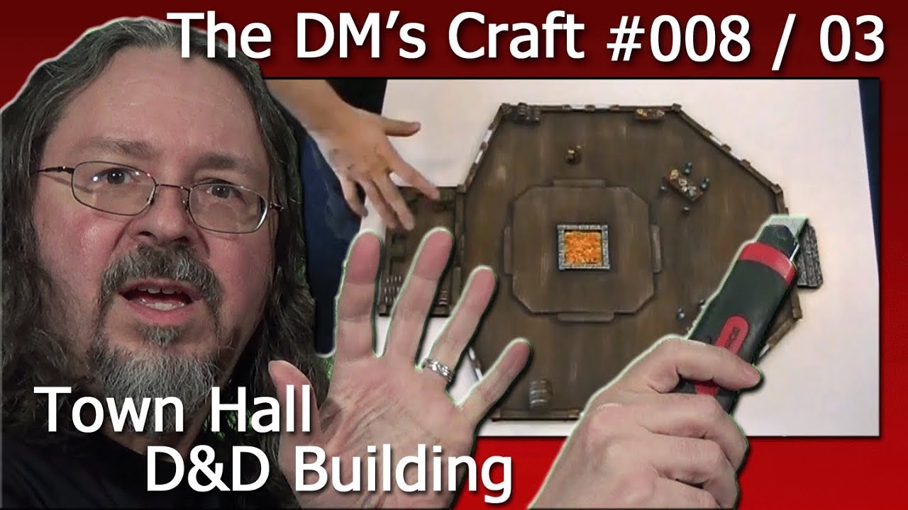 Crafting a large meeting hall for D&D (the DM's Craft, Ep 8, p3) - YouTube