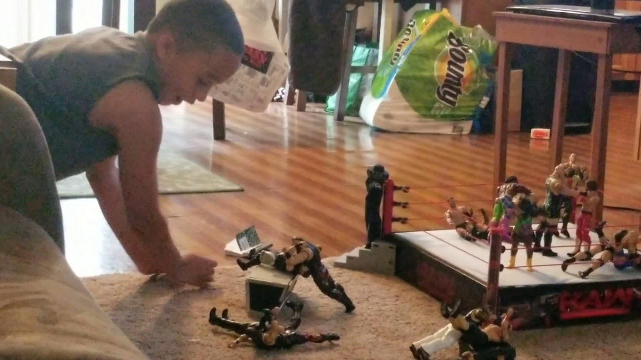 WWE Action Figure Set up - YouTube