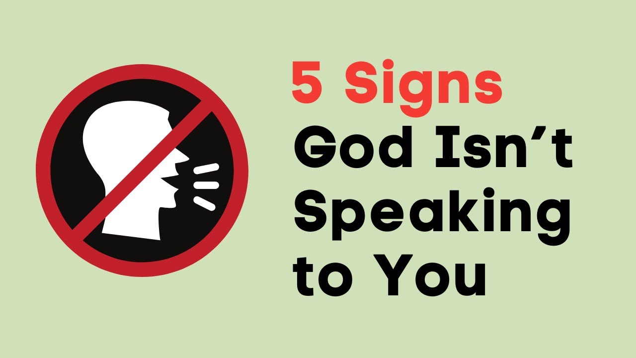 Five (5) Signs You’re Not Hearing God’s Will - YouTube