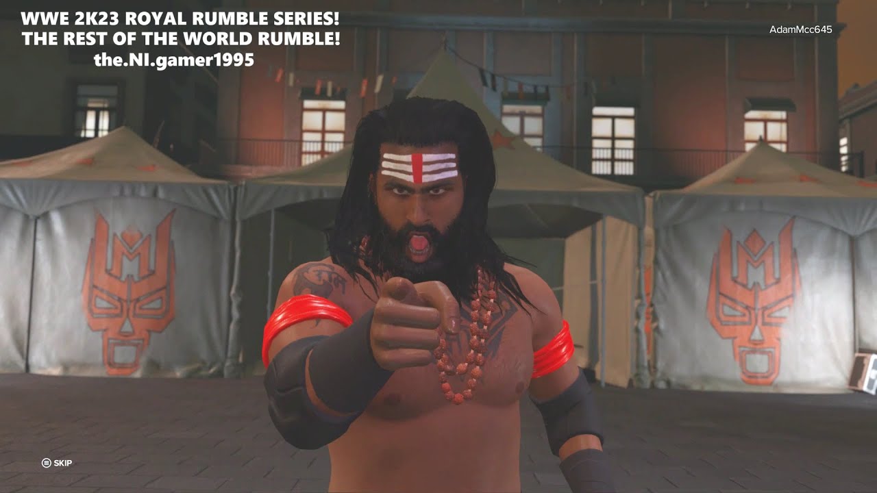 Legendary win in the REST OF THE WORLD rumble! WWE 2K23 royal rumble ...