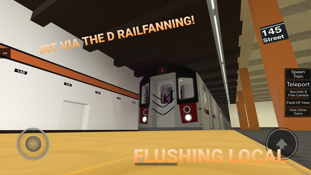 145 Roblox IRT Via The (D) Line NYC Subway action + (B) Train ...