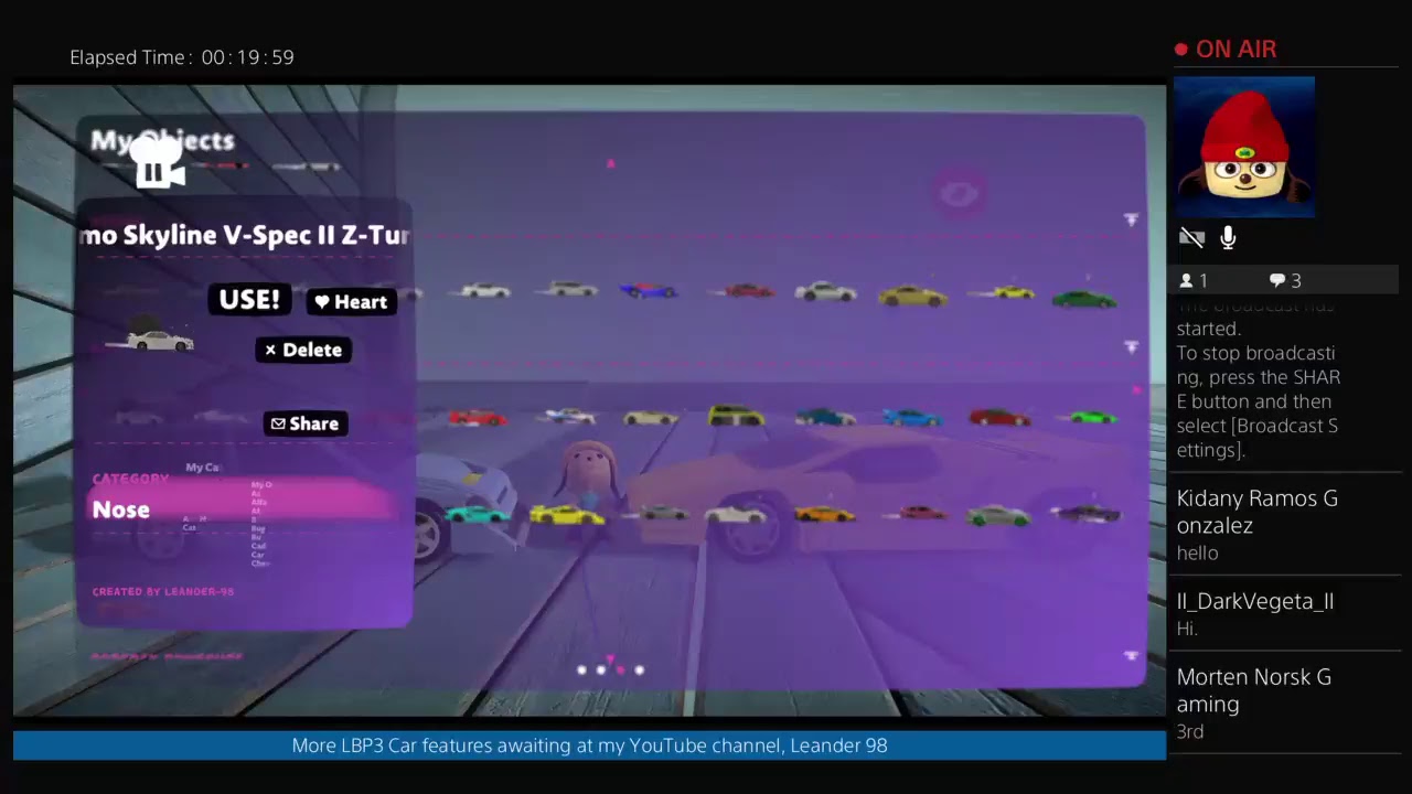 Organizing all 300+ of my cars on LBP3 - YouTube