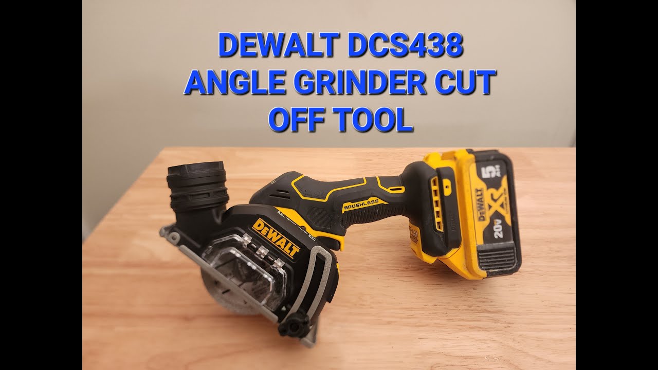 Dewalt DCS438 Angle Grinder Tool Tutorial - YouTube