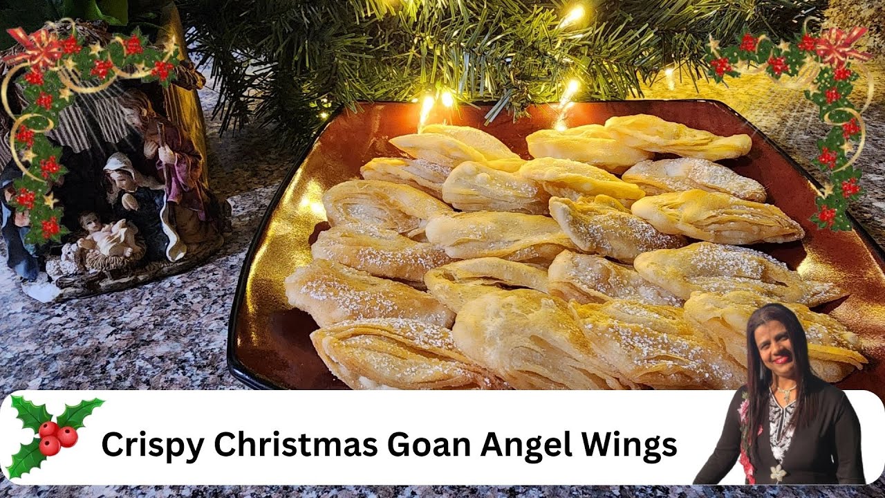 Crispy and Flakey Goan Christmas Angel Wings - Sousa's Kitchen - YouTube