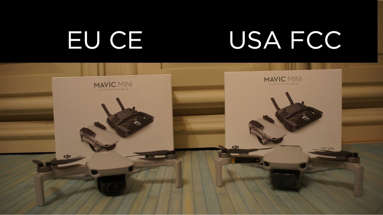 DJI MAVIC MINI USA (FCC) IN ITALIA? ATTENZIONE, FORSE (NON) E' UNA ...