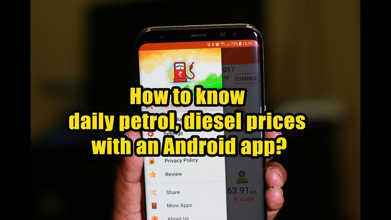 How to know daily petrol diesel prices with an Android app? - YouTube