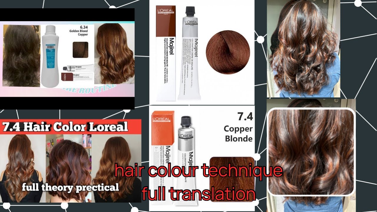 loréal majreal hair colour .6.34/7.4 hair shade/ ###indianwomen ...