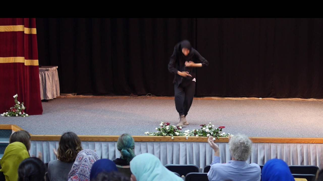 Fidaa Ataya dancing at Al-Quds University - YouTube