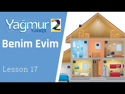 Learn Turkish Elementary Lesson 17, My Home, Benim Evim