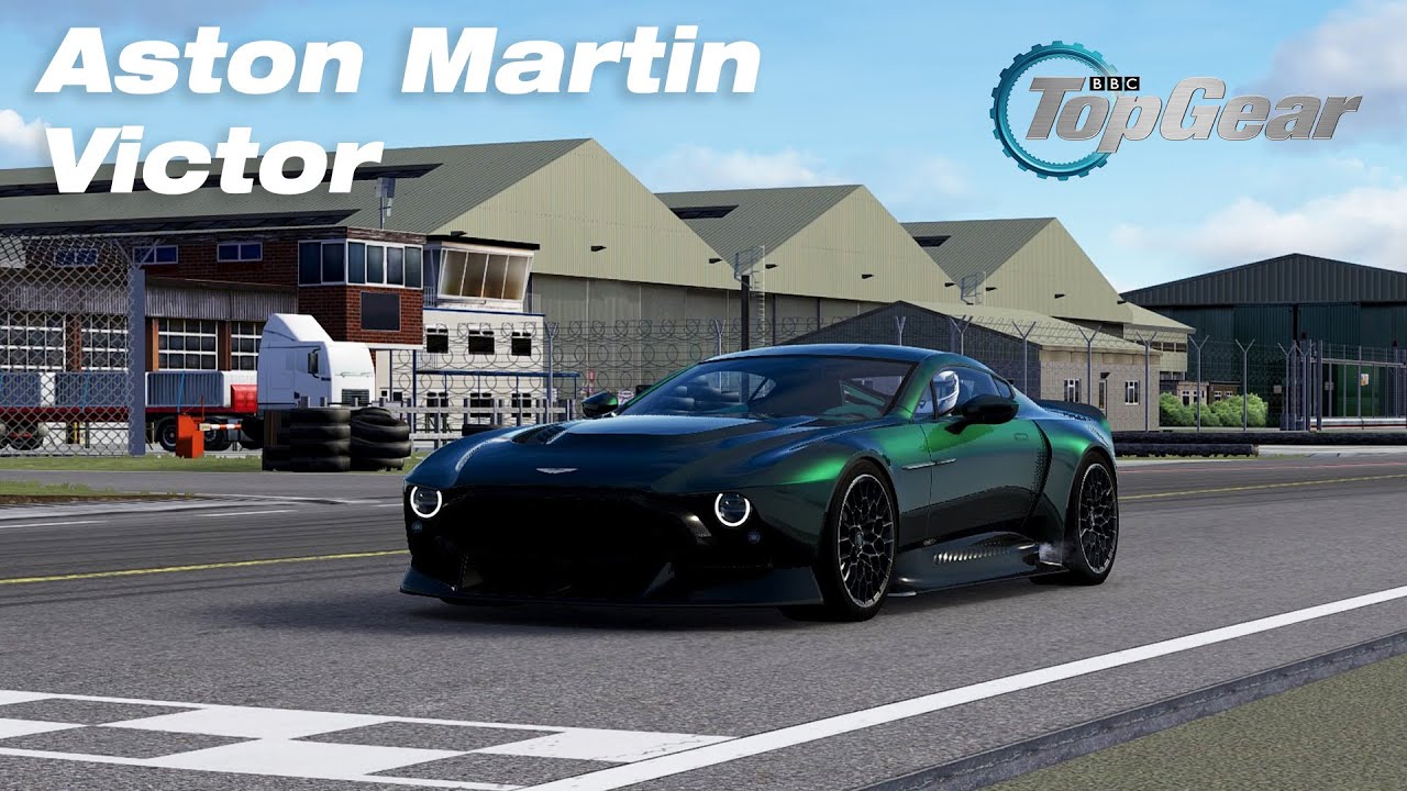 Aston Martin Victor Top Gear test track Power lap - YouTube