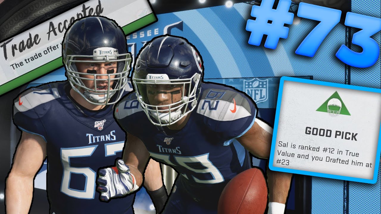 We Traded Up To Draft A Hidden Dev Rookie! Madden 20 Tennessee Titans ...