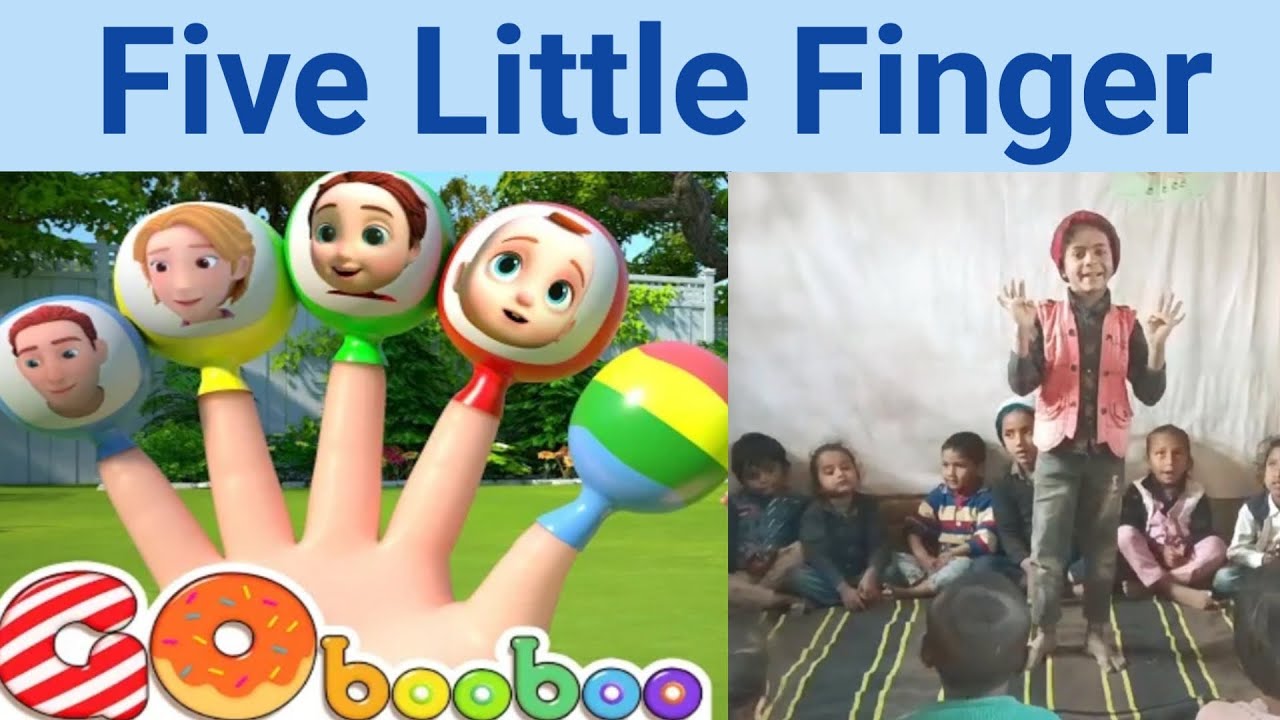 Five Little Fingers | Parts of the Body Song | Popular Action Songs ...