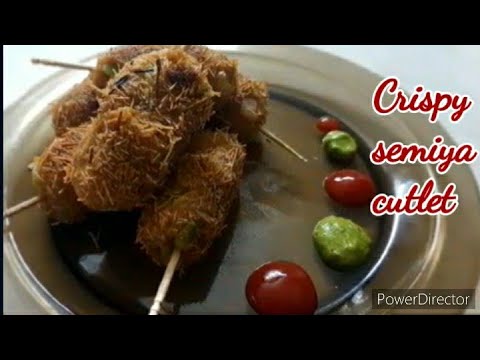 Semiya cutlet/vermicelli stick kabab/kid's recipe/starter /સેવ ની કટલેટ ...