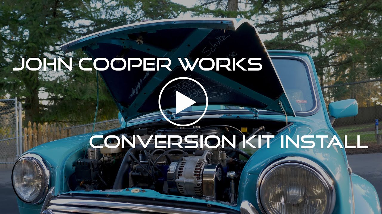 John Cooper Works Conversion Kit Install on a Classic Mini Cooper - YouTube
