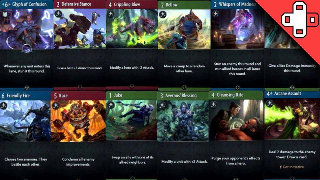 BIGGEST Artifact Card Reveal Yet! 12+ New Cards for Artifact - YouTube