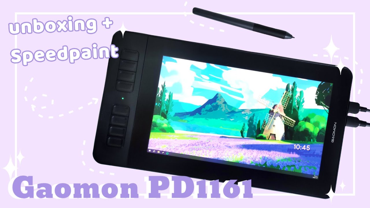 Unboxing pen display Gaomon pd1161 - YouTube