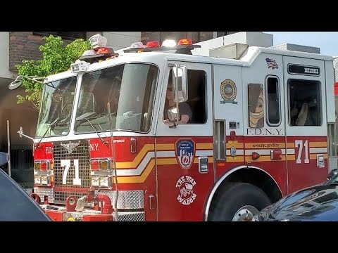 FDNY Engine 71 "The War Wagon" Responding To Relocation On 3rd Ave In ...