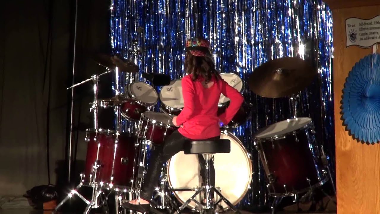 Emily and Eli on Drums - YouTube