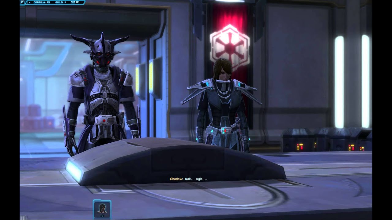 Swtor - Sith Warrior Harrasing "Shadow" - YouTube
