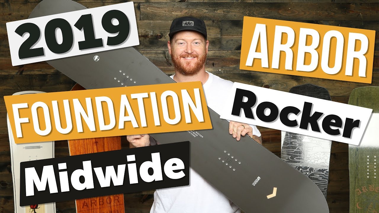 2019 Arbor Foundation Rocker Midwide Snowboard Review - YouTube