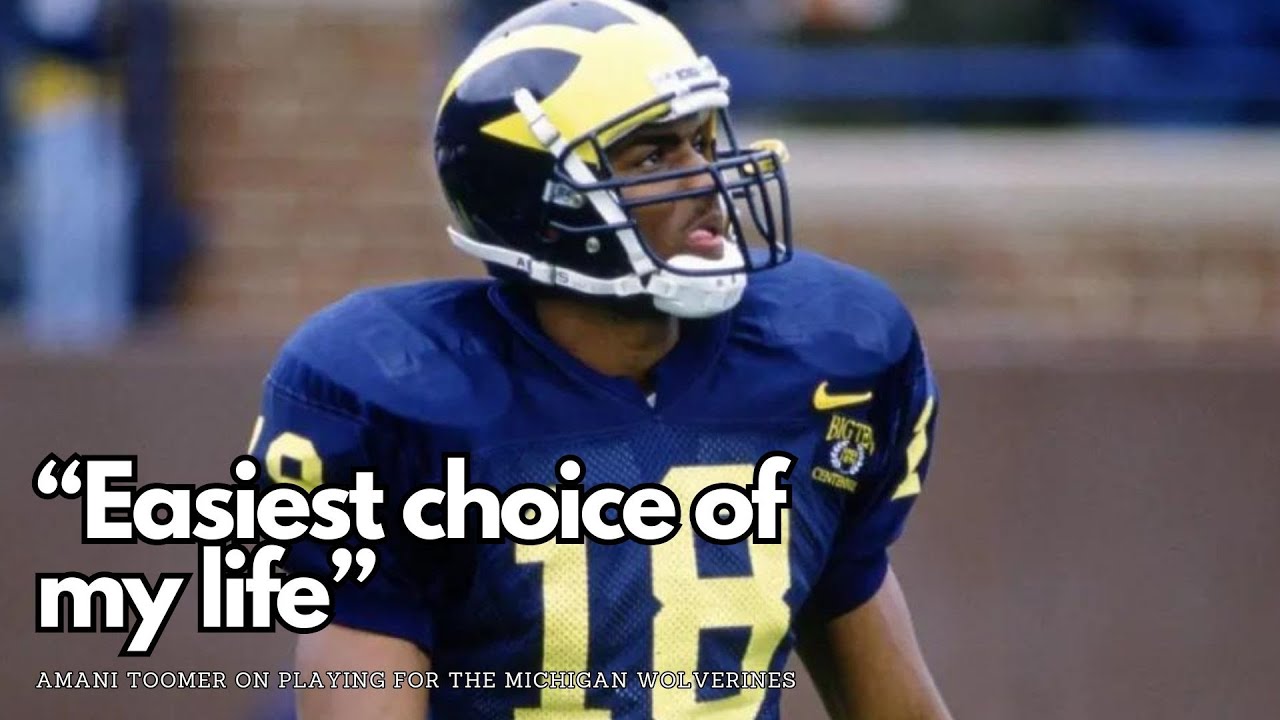 Amani Toomer talks about his time as a Michigan Wolverine - YouTube