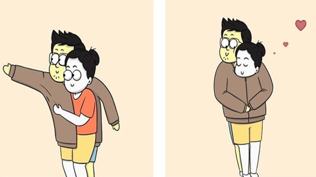 “Love Handle Comics” Every Couple Living Together Will Relate To - YouTube