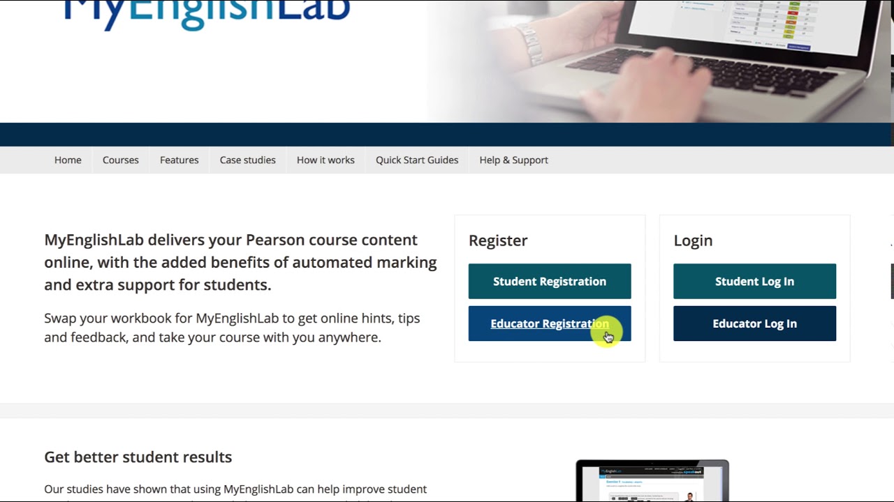 2. การลงทะเบียน และการเข้าสู่ระบบ (My English Lab) - English 4.0 - YouTube