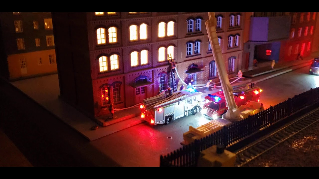 n/scale fire truck added some small SMD Led's.🤔 - YouTube