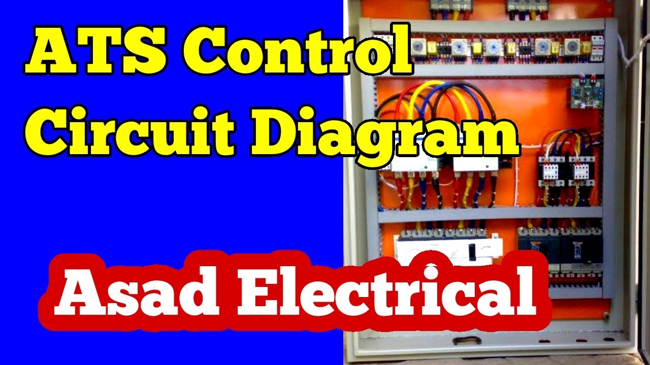 ATS Panel Control Circuit Diagram with Relay and Timer. ATS Connection ...