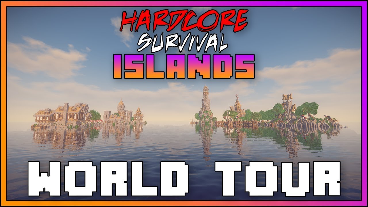 MINECRAFT CUSTOM ISLAND VILLAGE!!! WORLD TOUR W/ DOWNLOAD - YouTube