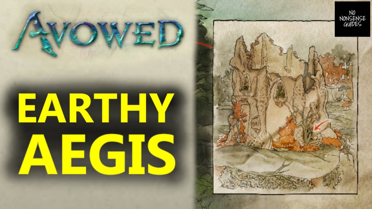 Avowed Earthy Aegis Treasure Map Location - YouTube