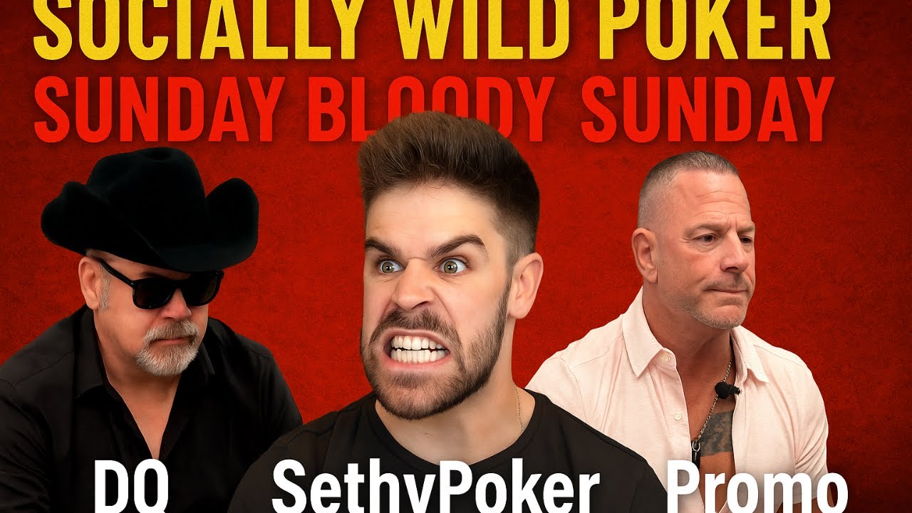 Sunday Bloody Sunday Live Poker. 5/10 NLH - YouTube