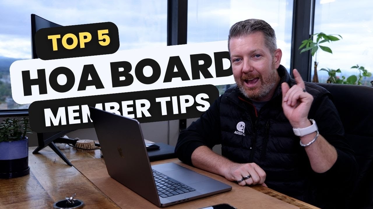 5 Things You Need To Know As A New HOA Board Member - YouTube