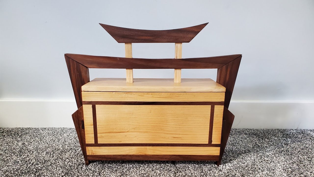 Amazing Japanese Style Keepsake Box Build - YouTube