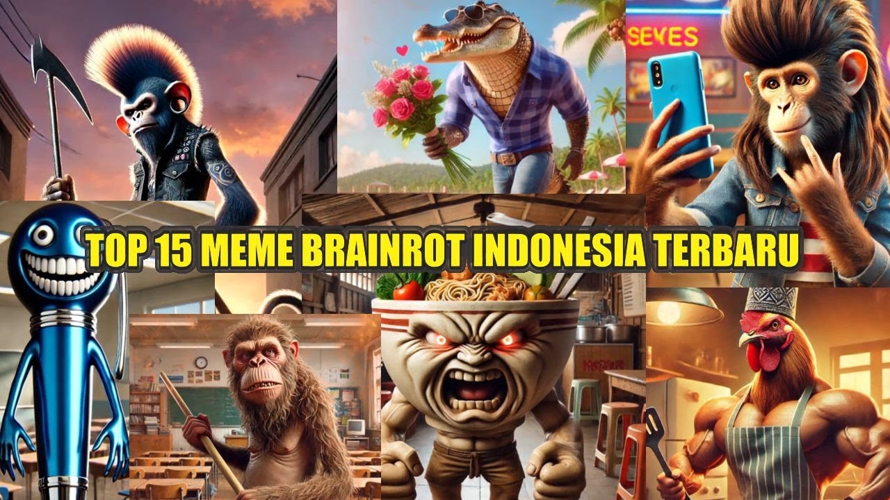 TOP 15 BRAINROT INDONESIA TERBARU TIKTOK - YouTube