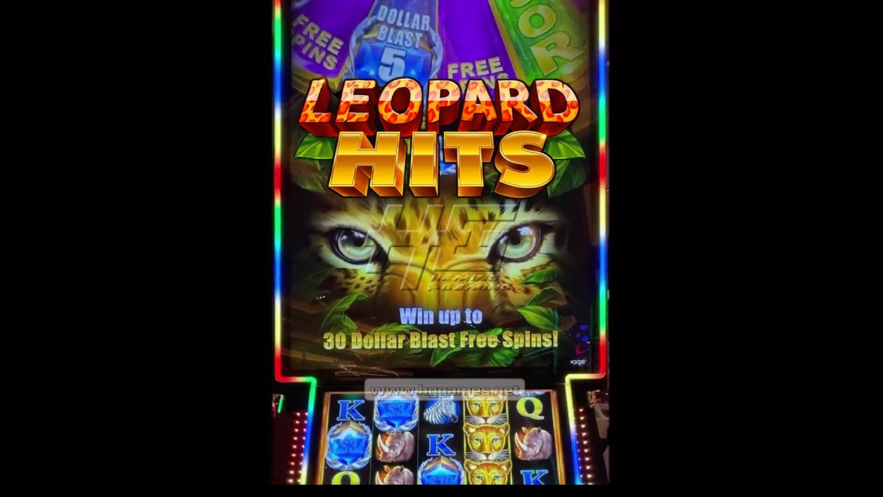 Leopard Hits Skill Slot Game,43 Inch + 23.6 Inch Vertical Leopard Hits ...