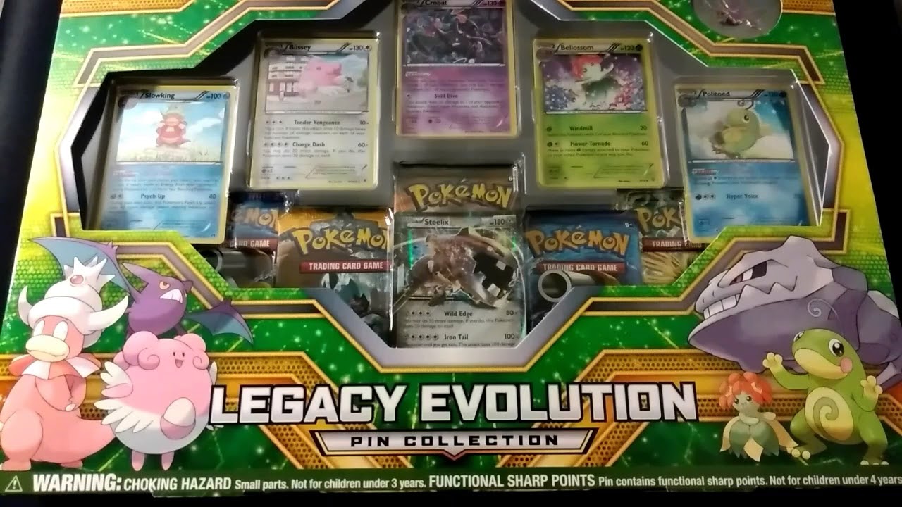 Pokémon Legacy Evolution Pin Collection Unboxing - YouTube