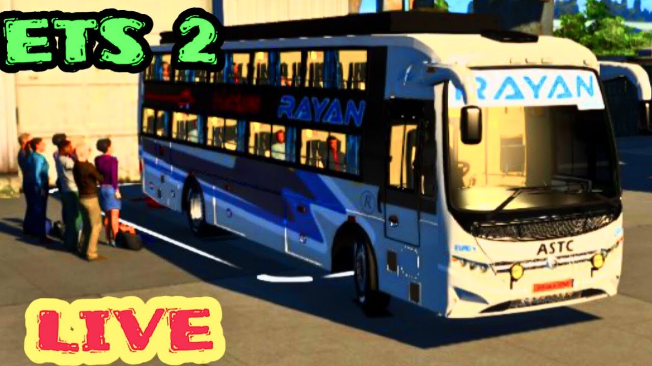 RAYAN BUS MOD DRIVING TAMIL ETS2 live streaming #subscribe - YouTube