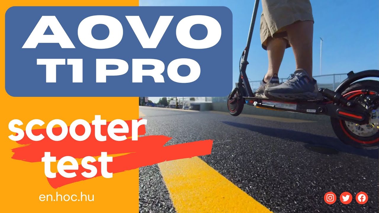 The NEW king of cheap runabout scooters! - AOVO T1 Pro scooter test ...