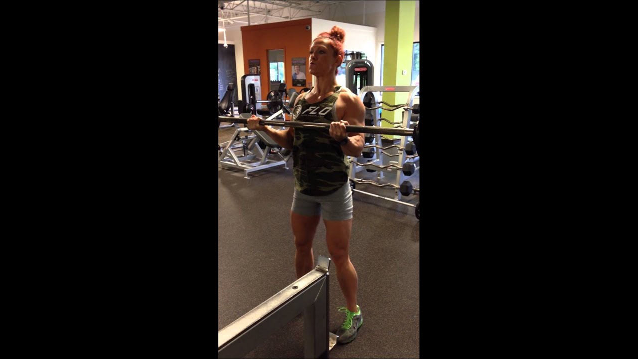 Ifbb Pro Natalie Wolfe BB Curls (with slow negatives) - YouTube