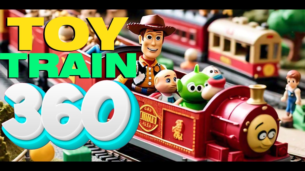 Toy Train Rollercoaster 360/ 4K/VR Experience - YouTube