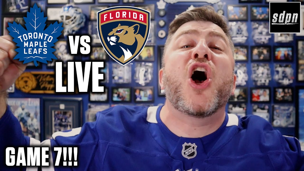 Toronto Maple Leafs vs Florida Panthers GAME 7 LIVE w/ Steve Dangle ...