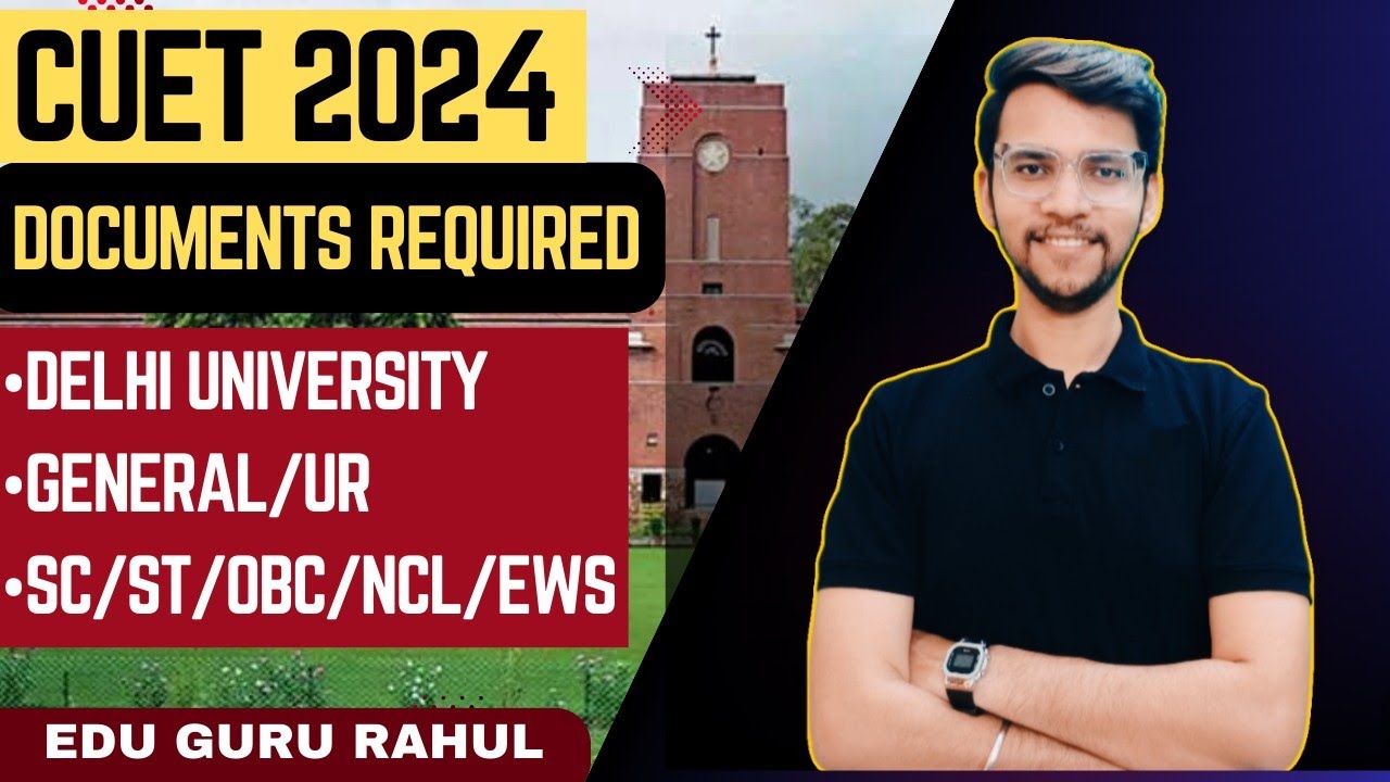 Delhi University Documents List | ST/SC/OBC/EWS/OBC-NCL💯 # ...