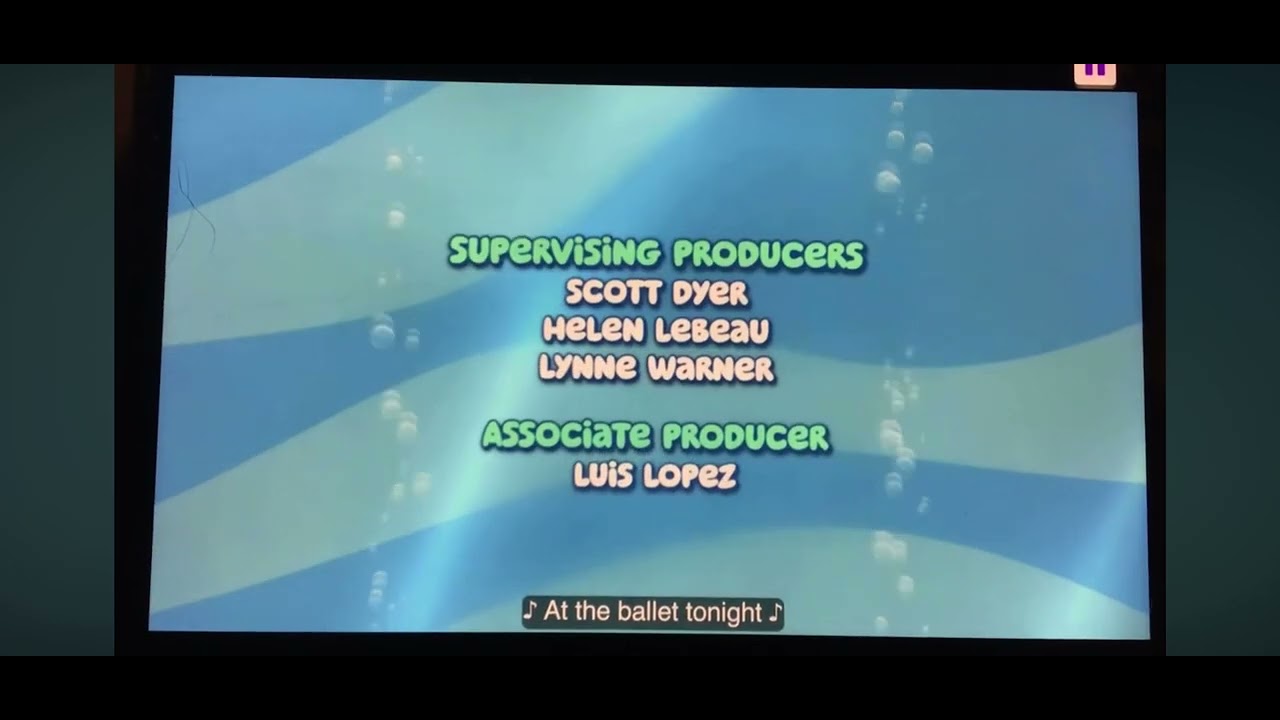 Bubble guppies the super ballet bowl ending credits September 25, 2013 ...
