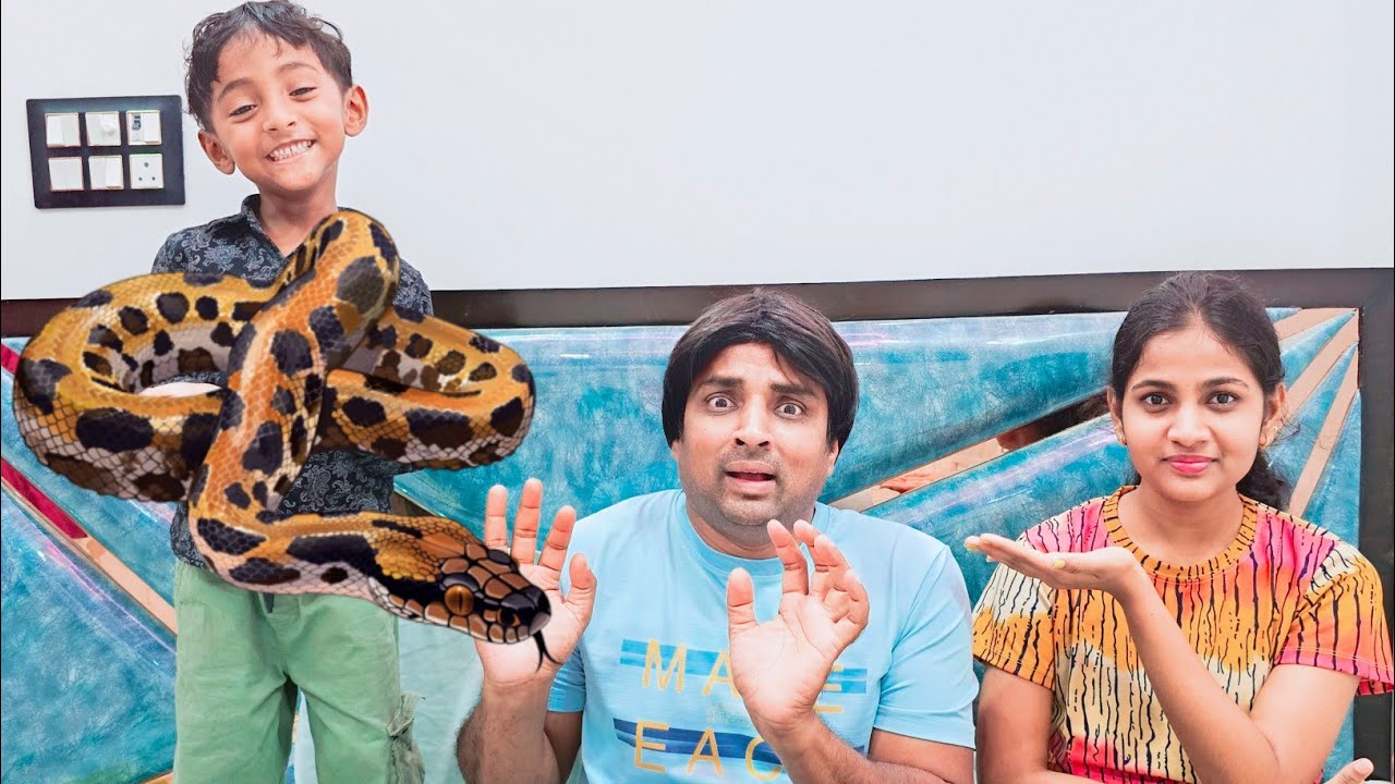 Isaac brought Anaconda 🐍 to House 🏠 | comedy video | funny video ...