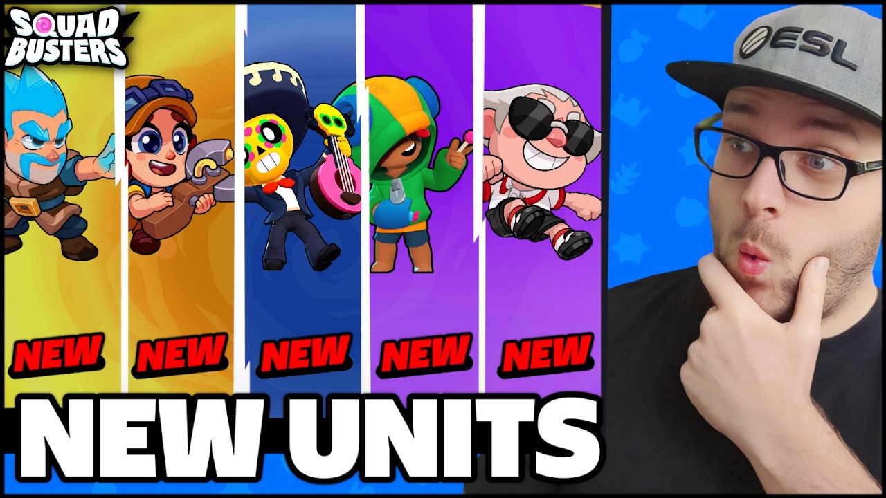 ️5 NEW UNITS! | Squad Busters #SquadBusters - YouTube