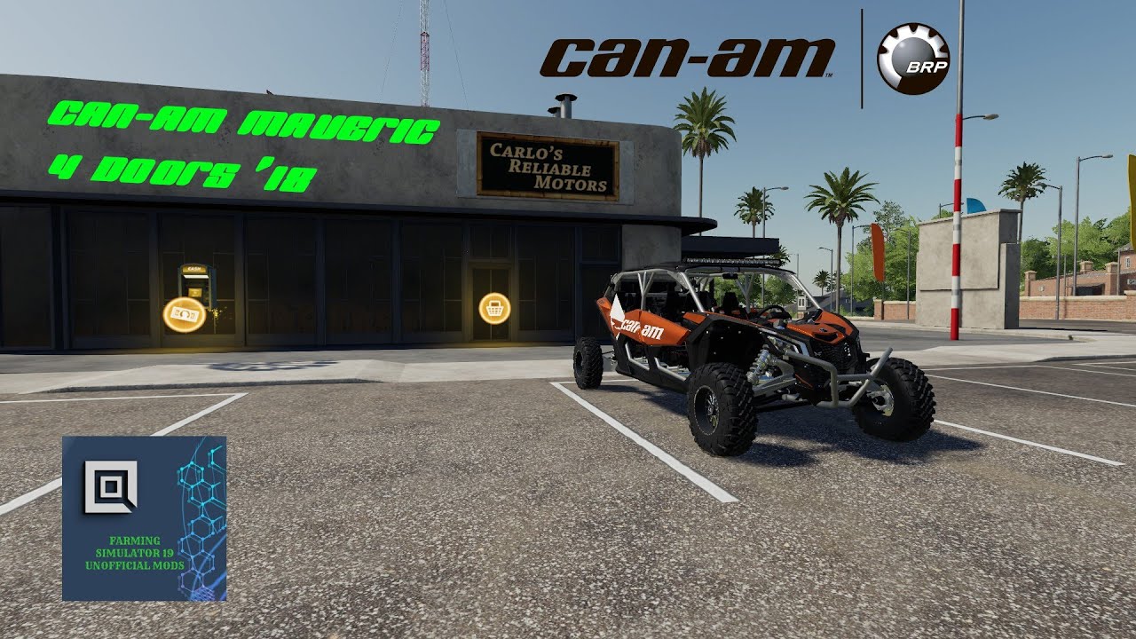 Farming Simulator 19 | Can-am Maveric 4 Doors '18 | MOD PC | - YouTube